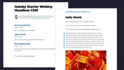 Using Webiny Headless CMS With Our New Starter Kits for Gatsby and NextJS | Webiny