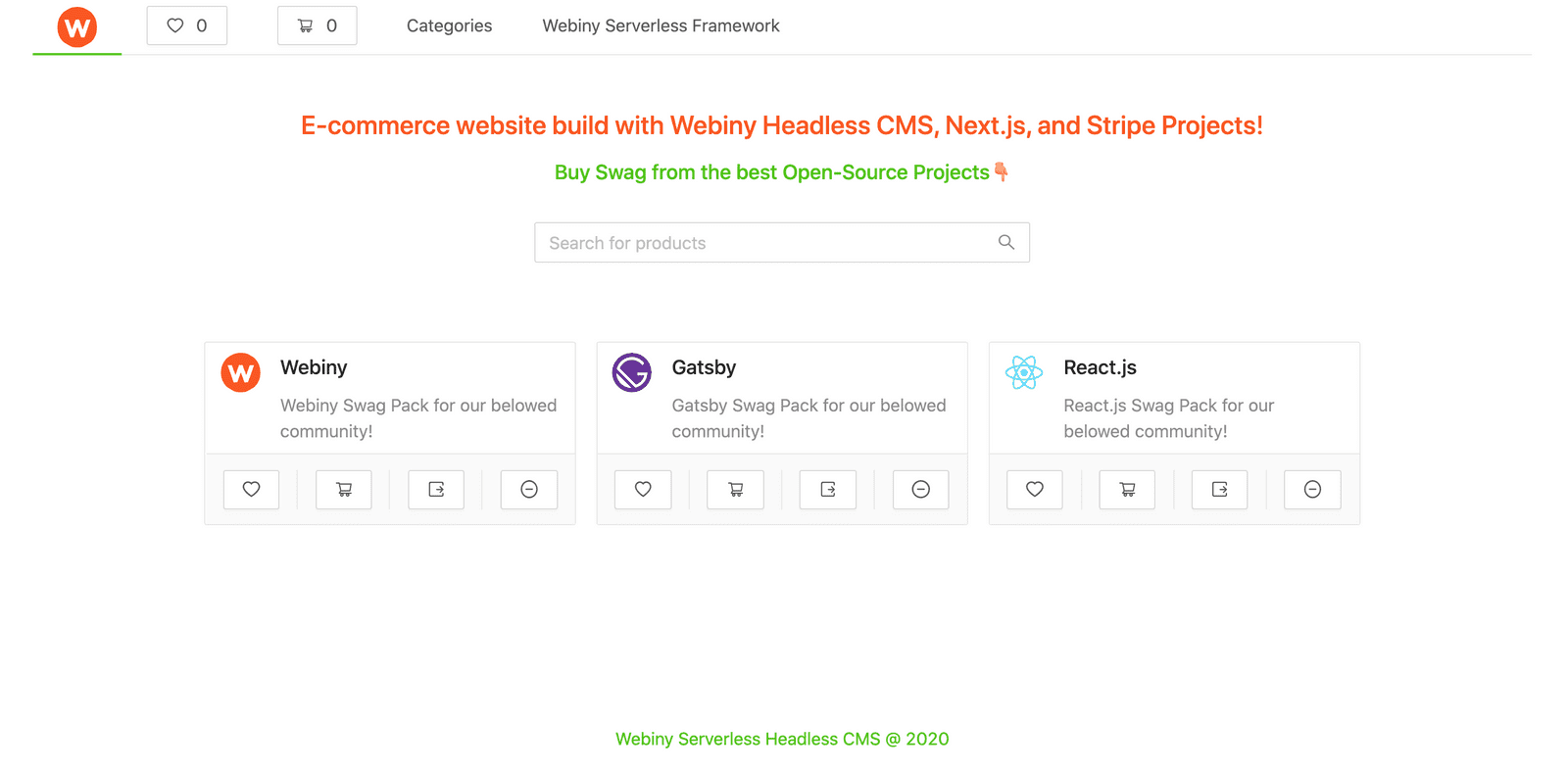 Build an E-commerce Website with Webiny Serverless Headless CMS, Next.js, and Stripe | Webiny